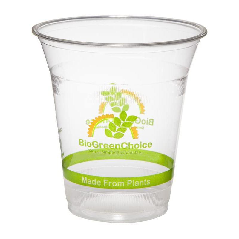 12 oz Eco-Friendly Clear PLA Cold Cup (1000 Count) printed – BioGreenChoice